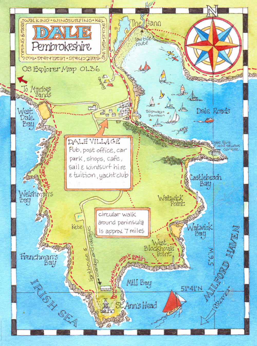 King Henry’s rocky cove, 1485 – Sailing By